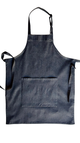 Full bib - charcoal denim | Tailor Nina Aprons