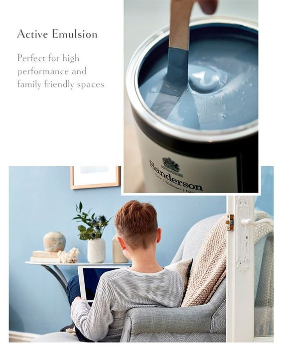 Sanderson Active Emulsion - Washable Wall Paint | Pure Paint