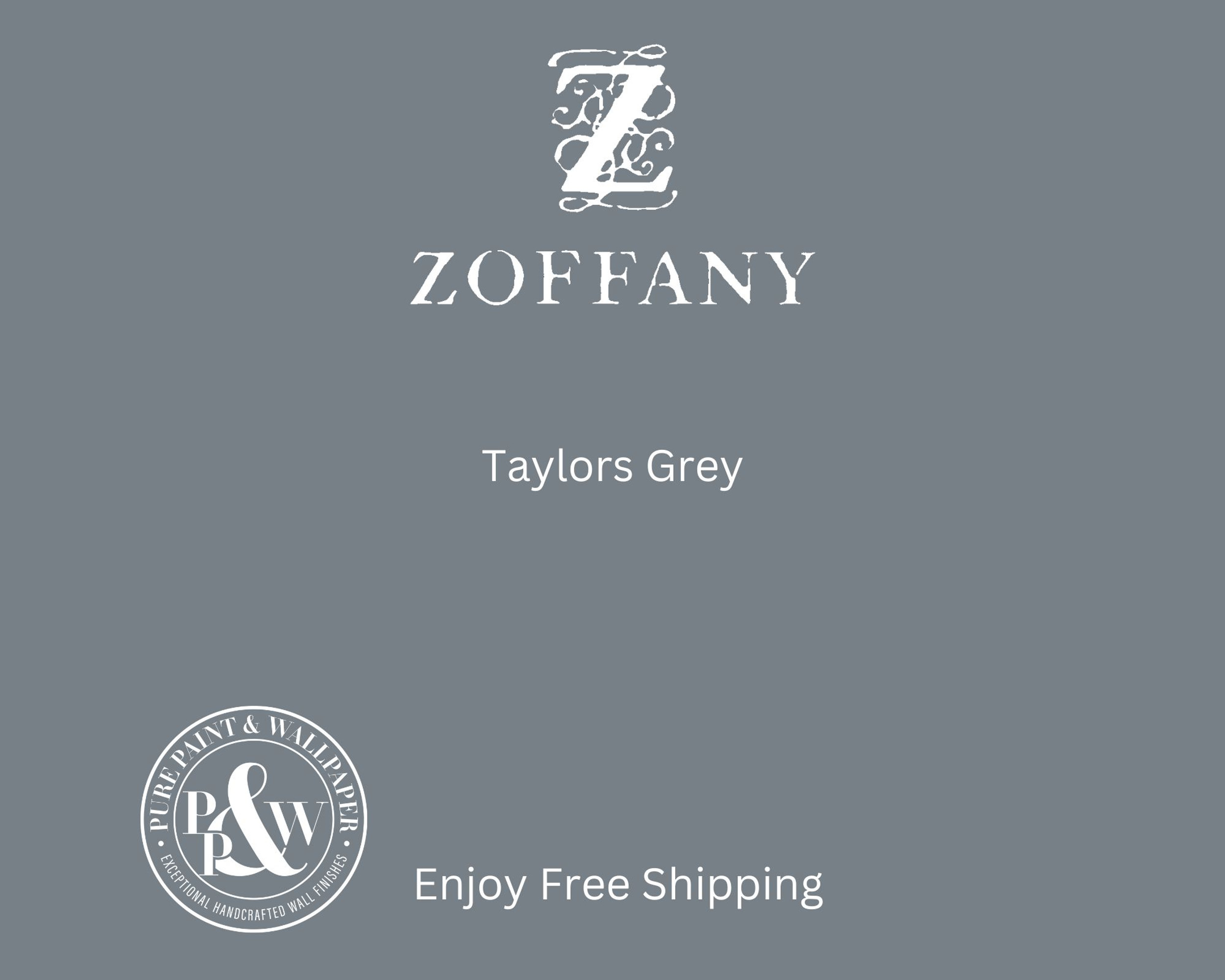 Taylors Grey Paint by Zoffany | Pure Paint & Wallpaper Ireland