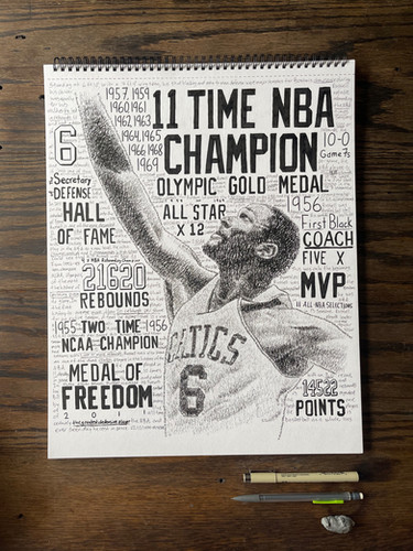 Bill Russell | Jayce Hall Art