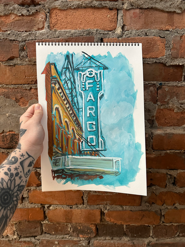 Fargo Theater | Jayce Hall Art