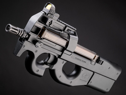 FN Herstal Licensed P90 Full Size Metal Gearbox | CQC Tactical Airsoft