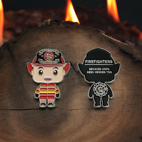 American Firefighter Funko Pop Mini Firefighter Challenge Coin