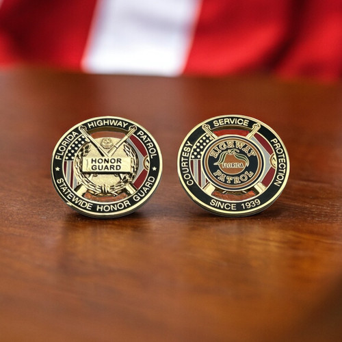 Florida Highway Patrol Statewide Honor Guard Challenge Coin FHP State ...