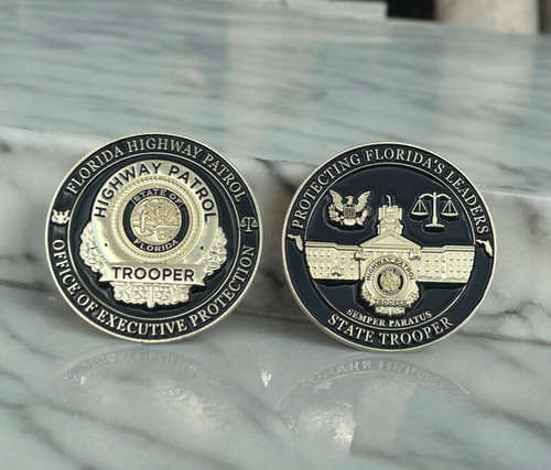 Florida Highway Patrol Office of Executive Protection Challenge Coin ...
