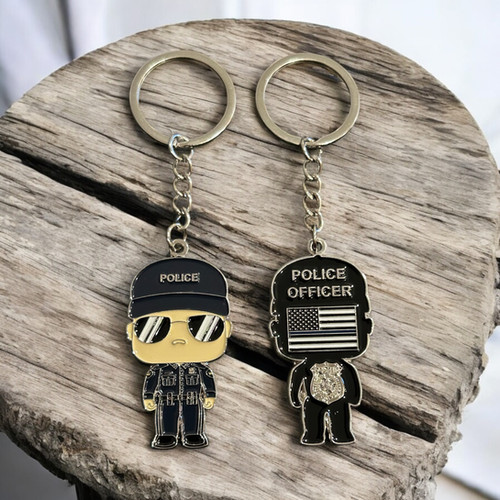 Funko Pop Mini Police Officer Keychain V1 | Blue Hawk Coins