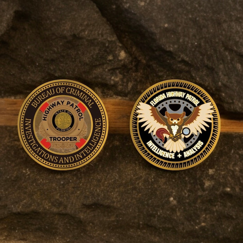 Florida Highway Patrol Bureau of Criminal Investigations Challenge Coin ...