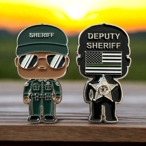 Funko Pop Mini Deputy Sheriff Challenge Coin V2 | Blue Hawk Coins