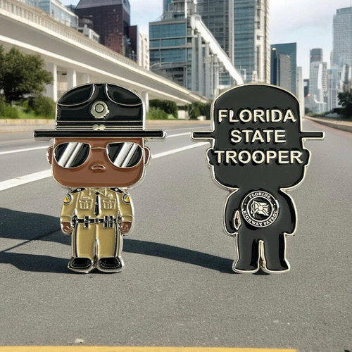 Florida Highway Patrol Funko Pop Mini Trooper Challenge Coin Version 2 ...