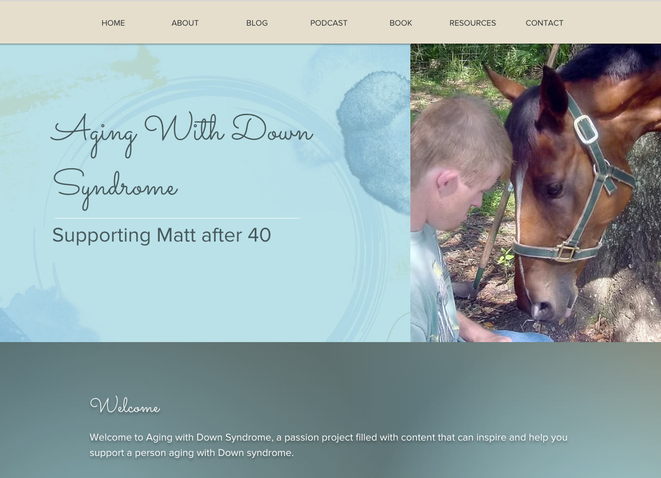 down syndrome accelerated aging