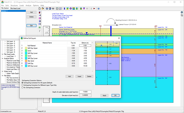 Laterally Loaded Piles | P-Y Curves | Pile Design Software