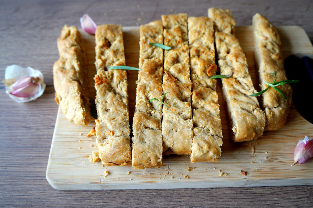 3 Ingredient Guinness Bread with Garlic Butter