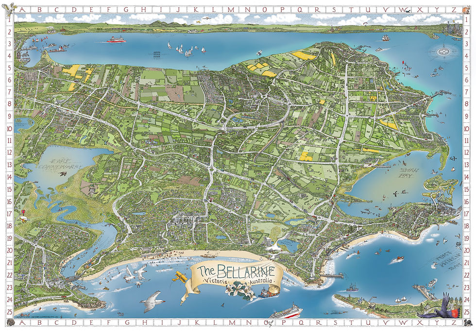 The Bellarine Map | seanrodwell.com.au