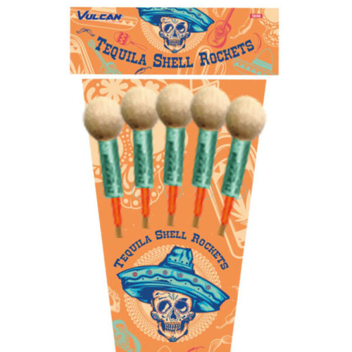 Tequila shell rockets | Pendragon Fireworks
