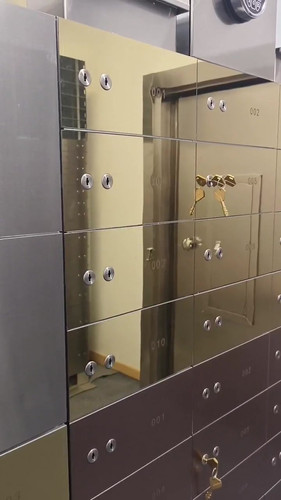 LastingSafe Supply Gold Safe Deposit Box | LastingSafe