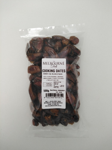 Pitted Cooking Dates 500g | themelbournedeli