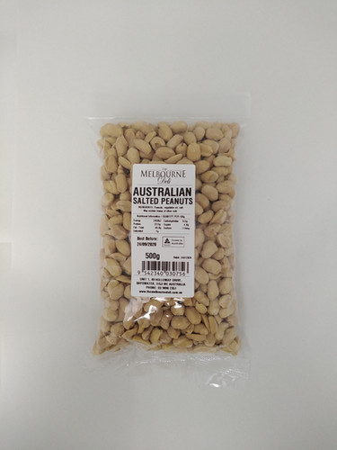 Peanuts Salted Australian 500g | themelbournedeli