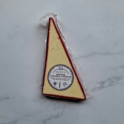 Maffra Vintage Cheddar Red Wax 100g | themelbournedeli