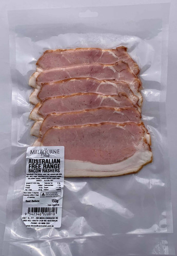 Australian Free Range Bacon 150g | themelbournedeli