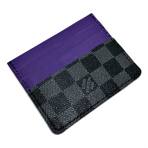 Made-to-Order UPCYCLED D.Graphite Six Pocket Card Holder ...