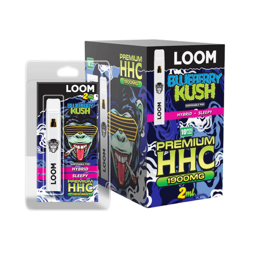 LOOM HHC Blueberry Kush 1900mg 2mL Disposable Vape | Bigfarmers