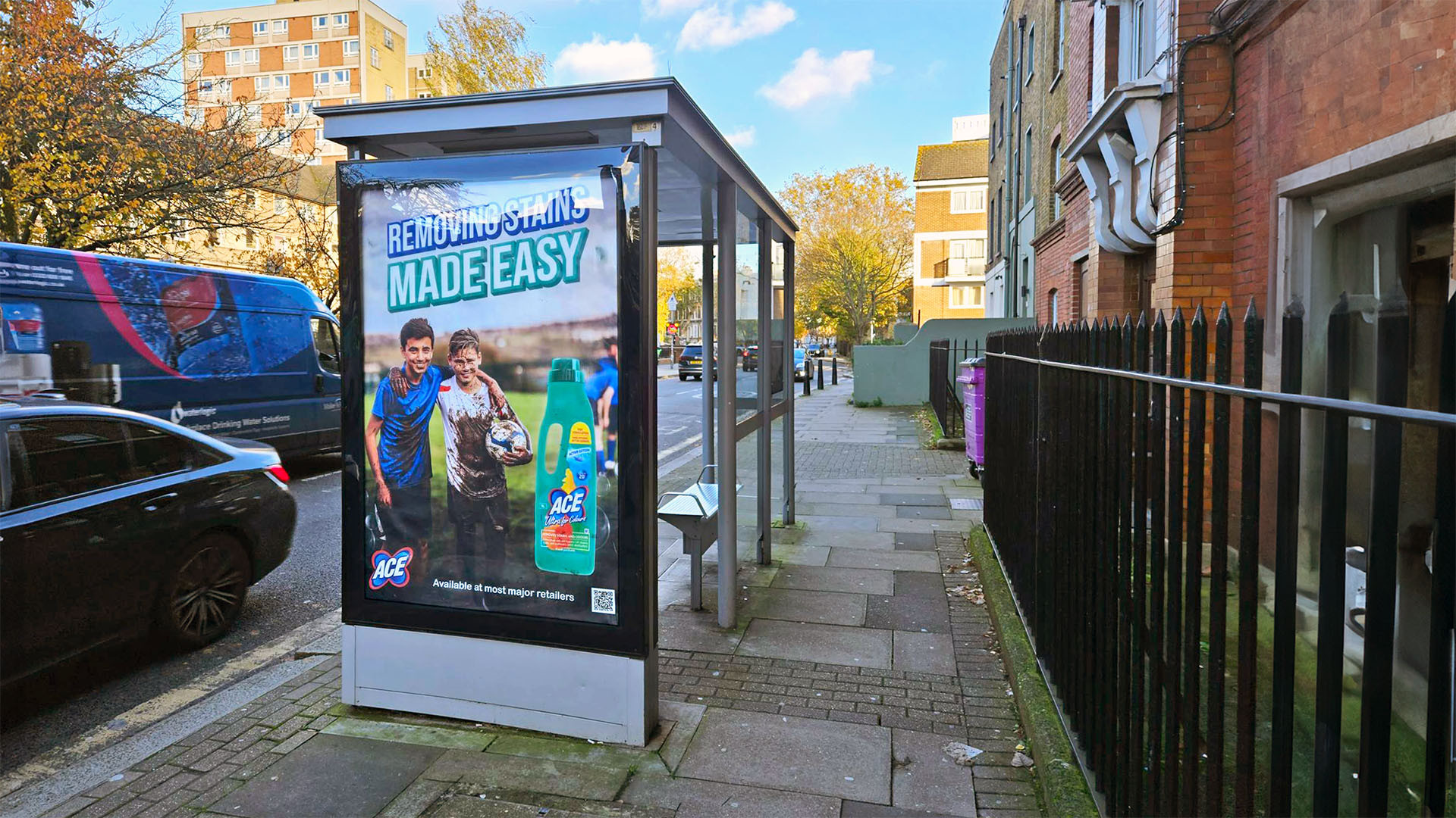 ACE Bus Stop Ad Campaign