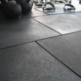 Heavy Duty Rubber Tile 15mm | Saberfloor