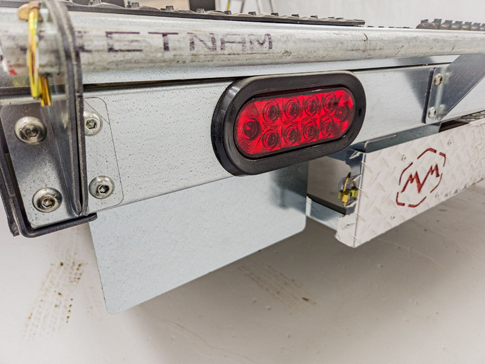 8x12 Snowmobile Trailer | metal valley mfg