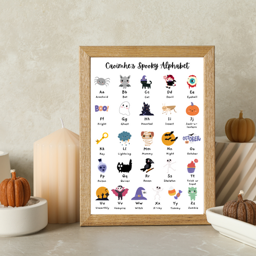Kids Spooky Alphabet | Loz Creates
