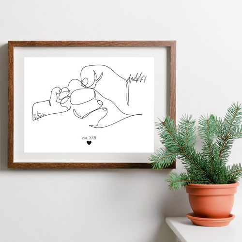 Fist Bump Outline Drawing | Loz Creates