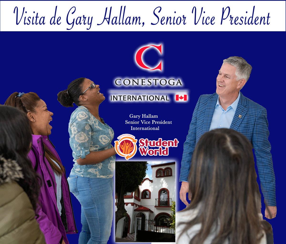 Visita de Gary Hallam, Vice President International de Conestoga ...