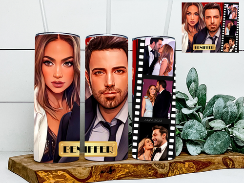 Beniffer Hollywood Couple Tumbler | Alvez Handmade Gifts