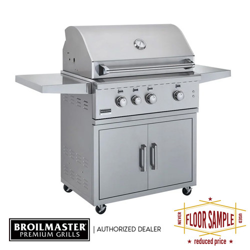 Broilmaster 34" 3 Burner Grill with Cart | NorthATLFireplace