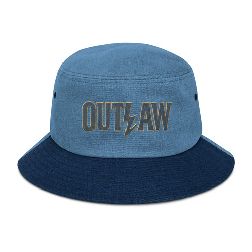 Outlaw Bolt Denim bucket hat | Outlaw Lote