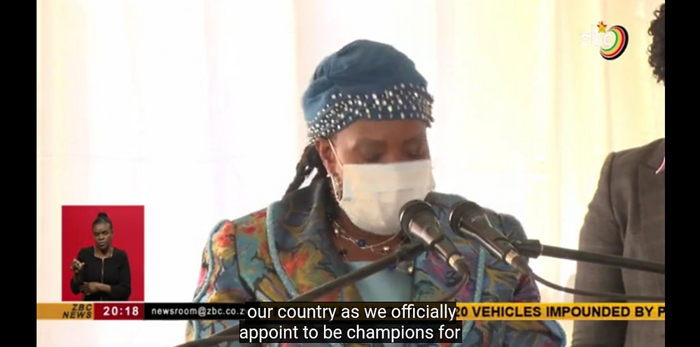 Zimbabwe’s First Lady appoints TB Champions amidst the Covid-19 epidemic