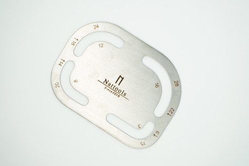 Leather Craft Tool Round Corner Ruler Stainless Steel | Leap Leather Craft