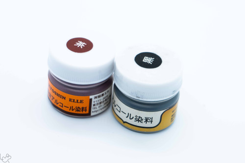 Japanese Alcohol Based Leather Dye Powdered Oil Dye for Veg Tan Leather ...