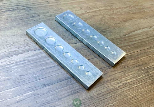 Metal Anvil Setter Plate for Buttons Snaps Rivets | Leap Leather Craft