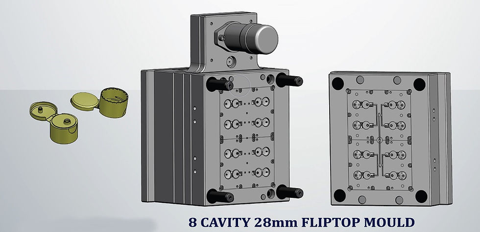 8 cavity Flip Top Mould | Siddhi Tools