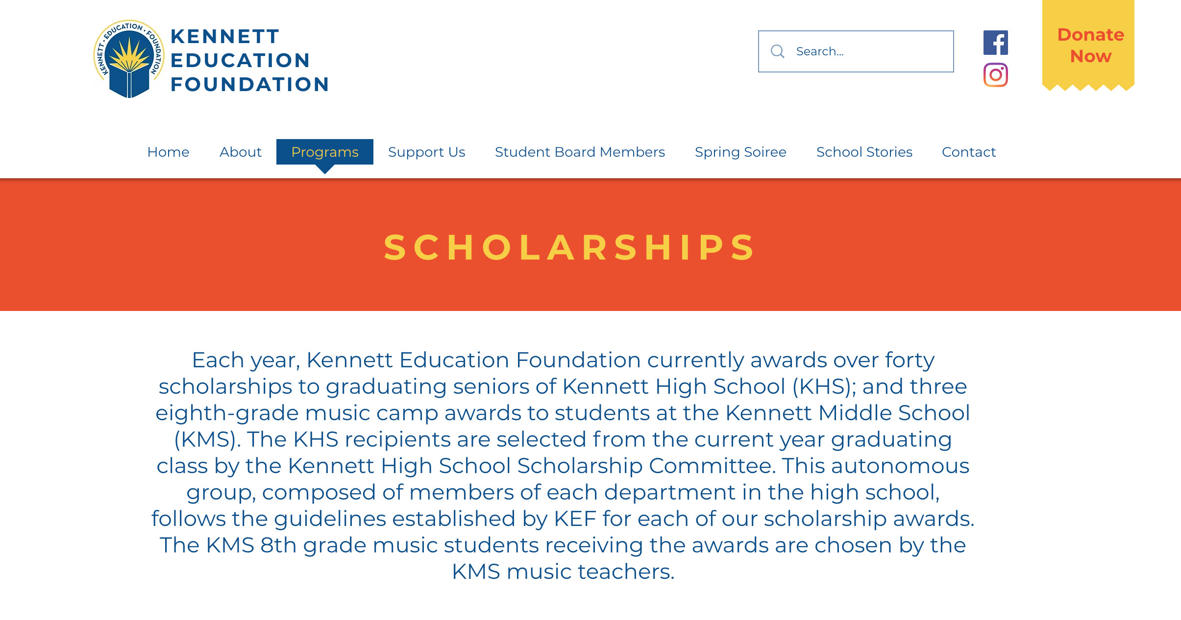 Programs | Kennett Education Foundation | Kennett Square