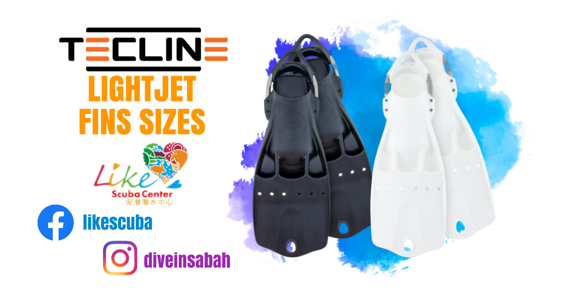 Tecline LightJet Fins | Scuba | Sabah | Like Scuba