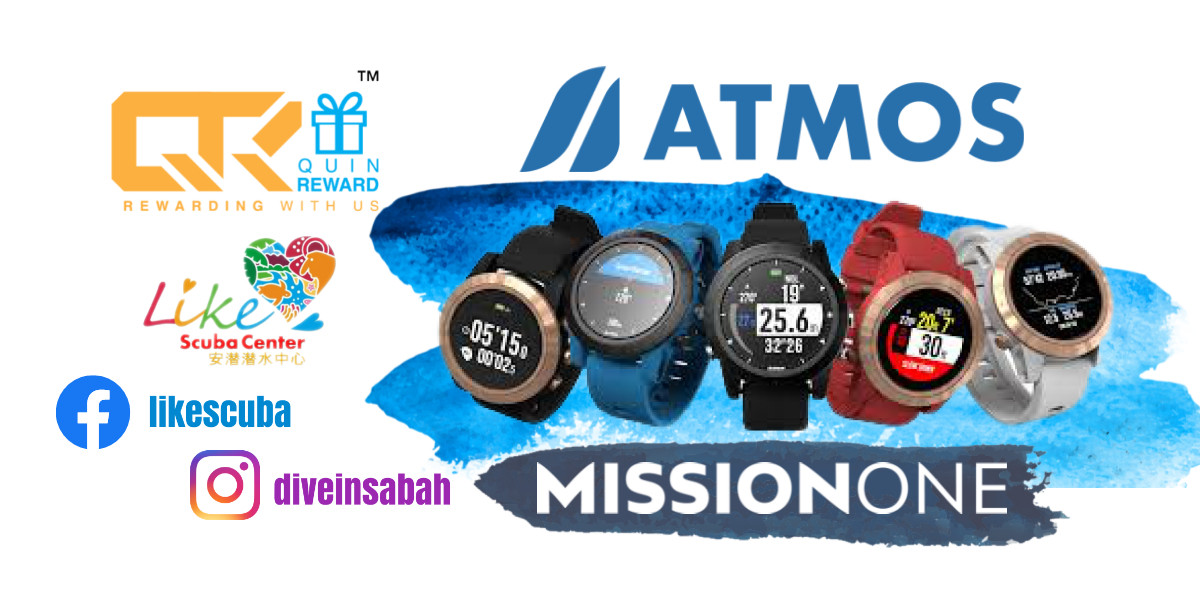 ATMOS Mission One | dive computer | Sabah | Like Scuba