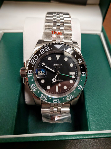 40mm left handed Sprite GMT mod | Interstellar Watches