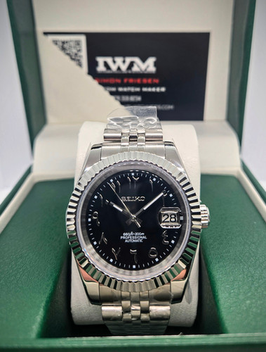 40mm Arabic dial datejust mod | Interstellar Watches