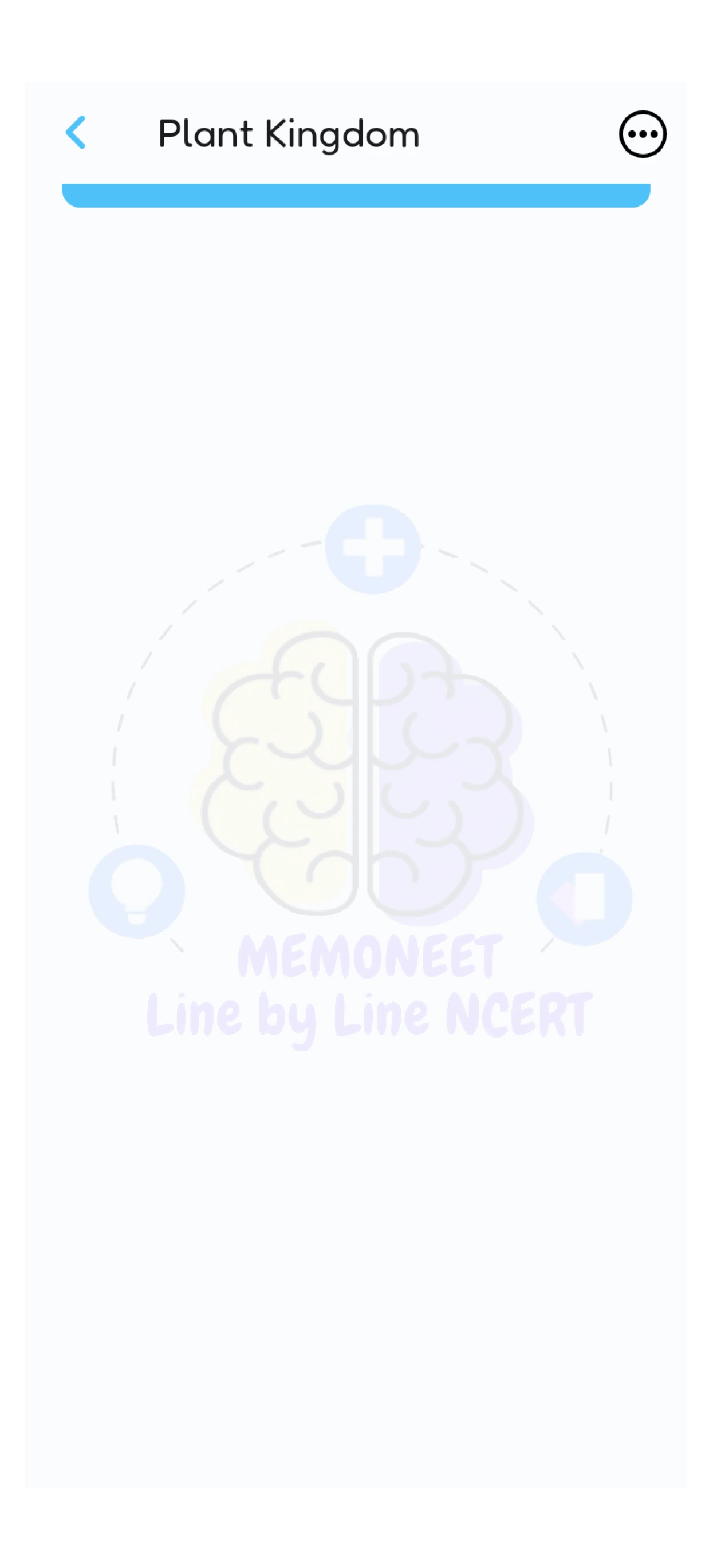 MemoNeet - Line By Line NCERT