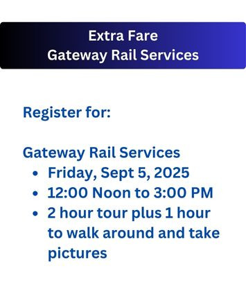 Extra Fare - Gateway Rail Services | 45thnngc