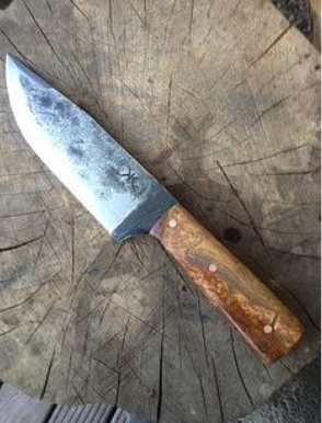 Bladesmithing 202 - Forge a Knife Blade with a Wood Handle | DIYcave