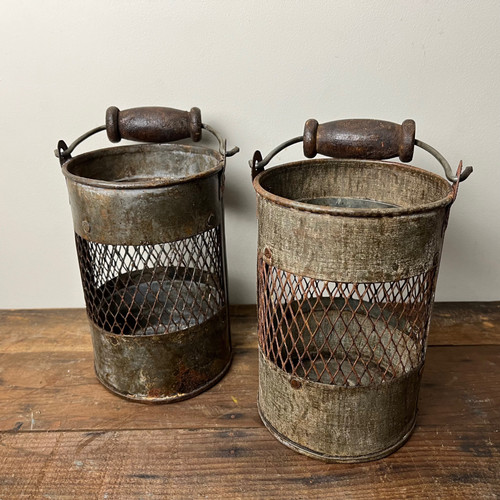 Indian Jali Bucket | Rustique Living