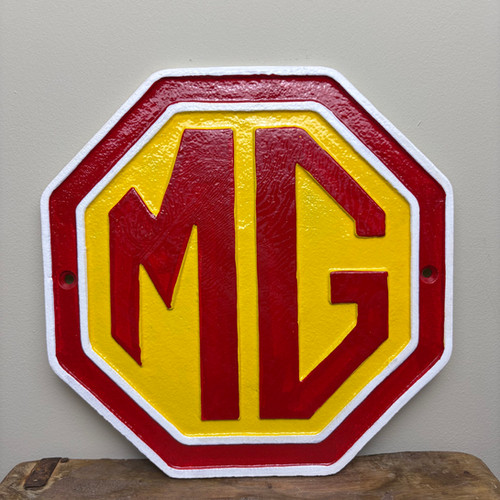 Cast Iron MG sign | Rustique Living