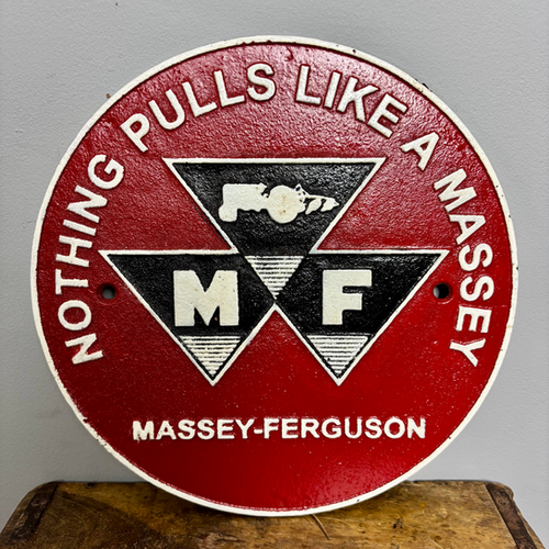 Cast Iron Massey Ferguson Sign | Rustique Living